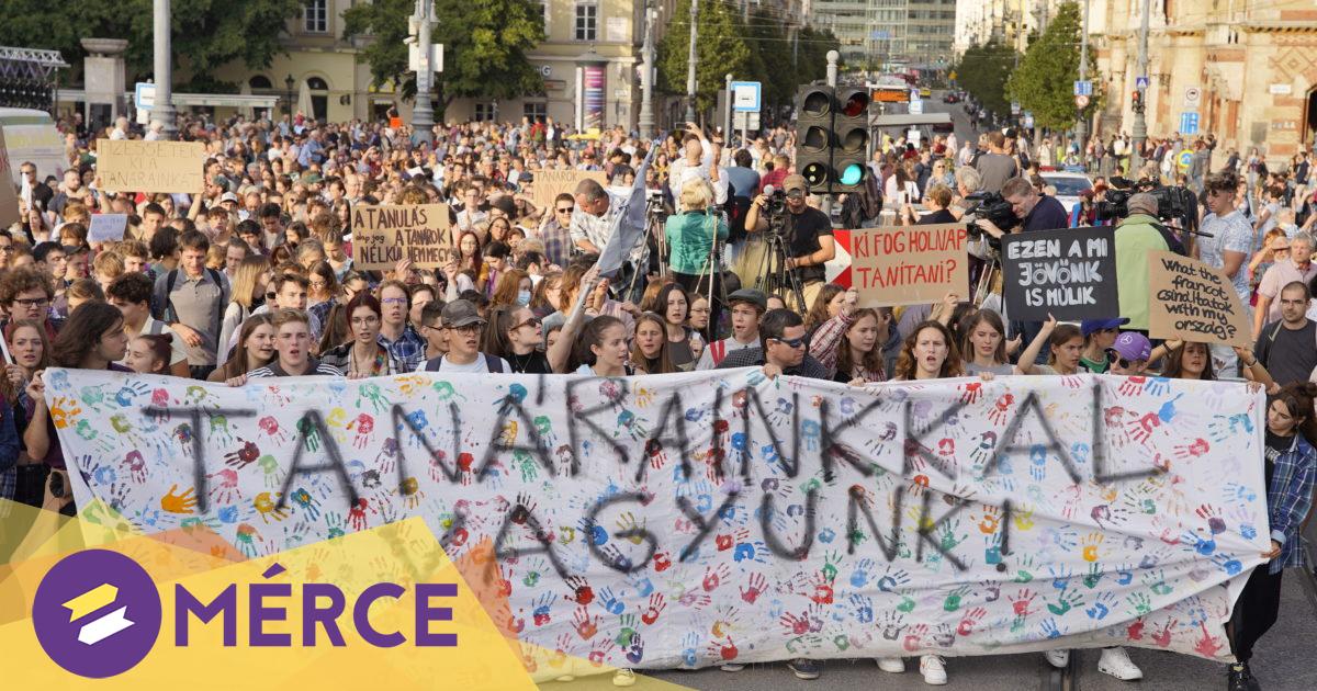 Megérkezett a tömeg eleje a Fővám térre « Mérce