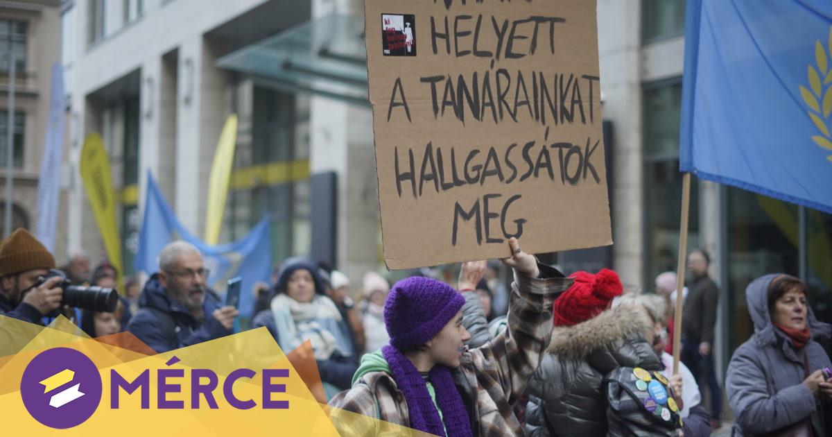Így vonulnak a tüntetők a Kossuth térre « Mérce
